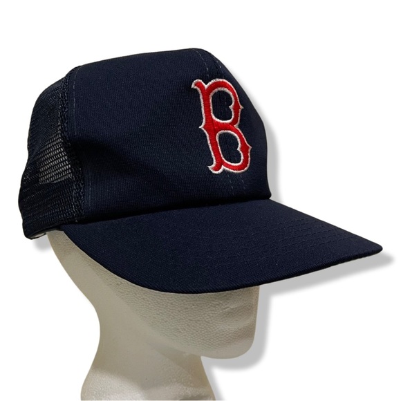 MLB | Accessories | Vintage 8s Boston Red Sox Trucker Hat | Poshmark
